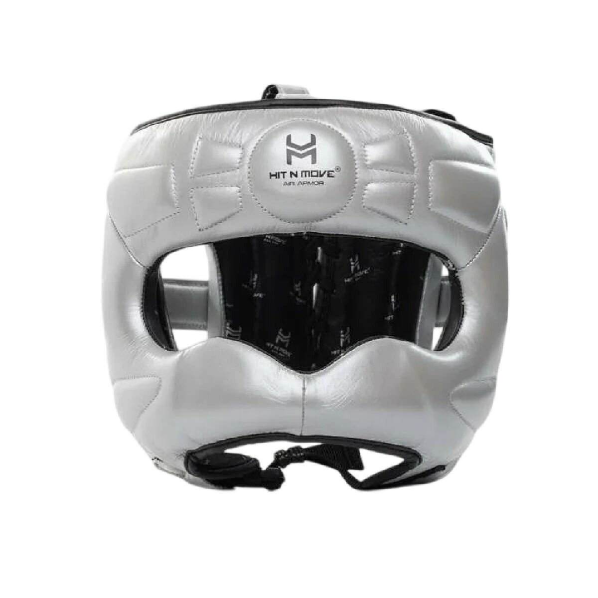 Шлем боксерский HIT N MOVE Face Saver Headgear, размер S/M, серебристый