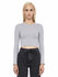 Лонгслив UNAVAILABLE Cropped Long Sleeve T-shirt Base Logo Fitted, размер M, , с...
