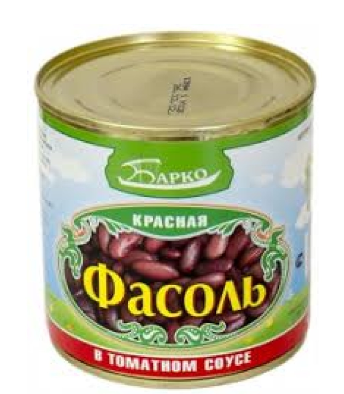 Фасоль красная в томатном соусе Барко, 400 гр