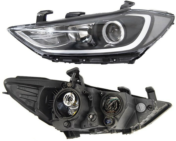 Фара SAT ST-121-1116L Hyundai Elantra 15-19 слева/ Галоген/ под электрокорректор