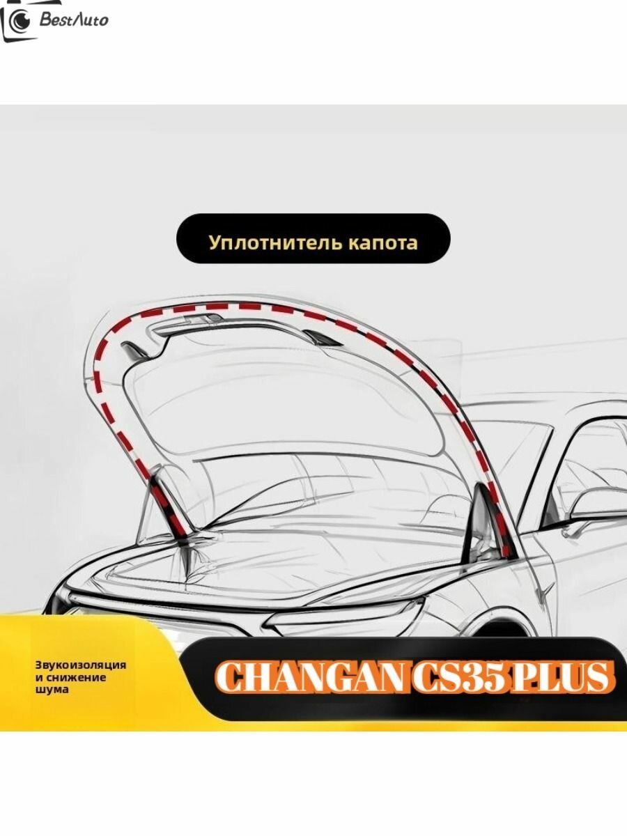 CHANGAN CS35 PLUS Уплотнительная полоса капота, CHANGAN CS35 PLUS аксессуары