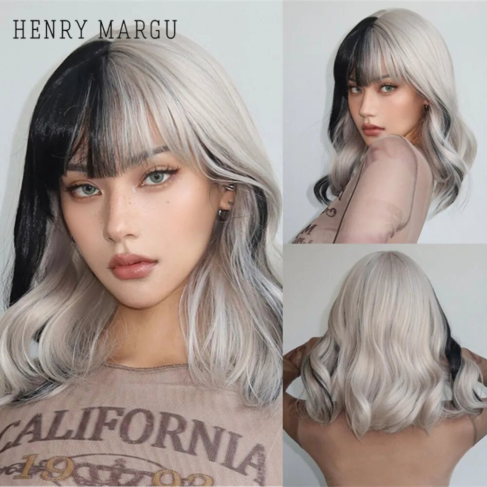 HENRY MARGU Короткий вьющийся парик WL1206-1
