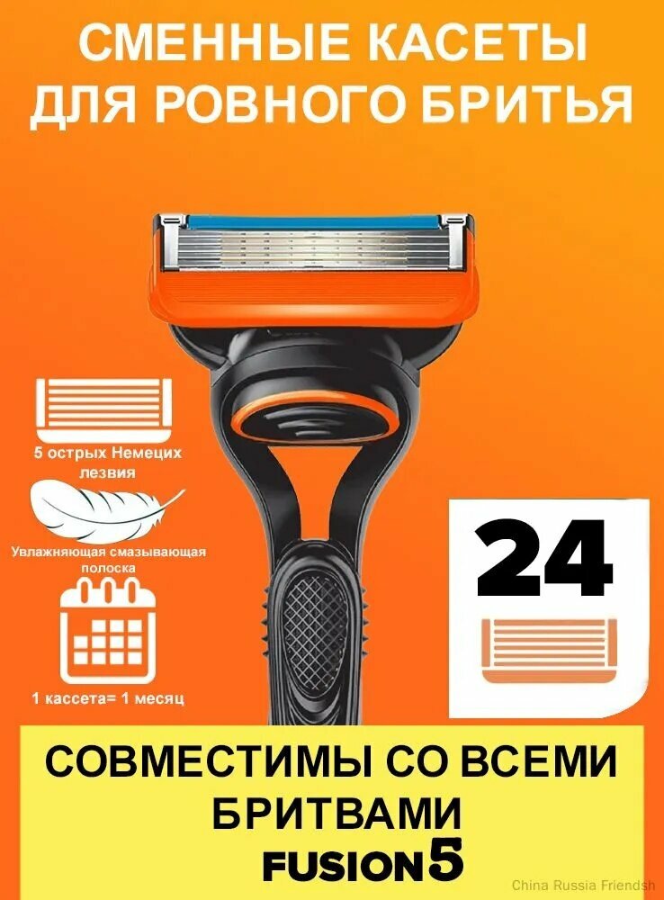 Сменные кассеты для мужских бритв