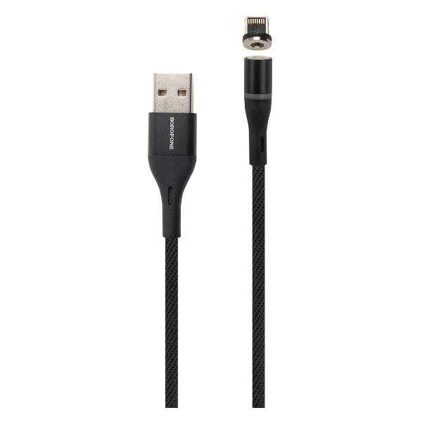 Кабель для смартфона, телефона Borofone BU16 Skill Magnetic Black