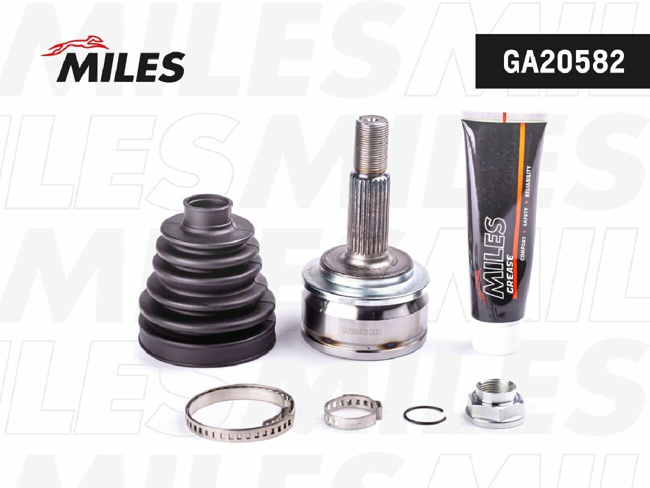 ШРУС TOYOTA AURIS E150/COROLLA X E150 1.3-1.6 06- нар, MILES GA20582