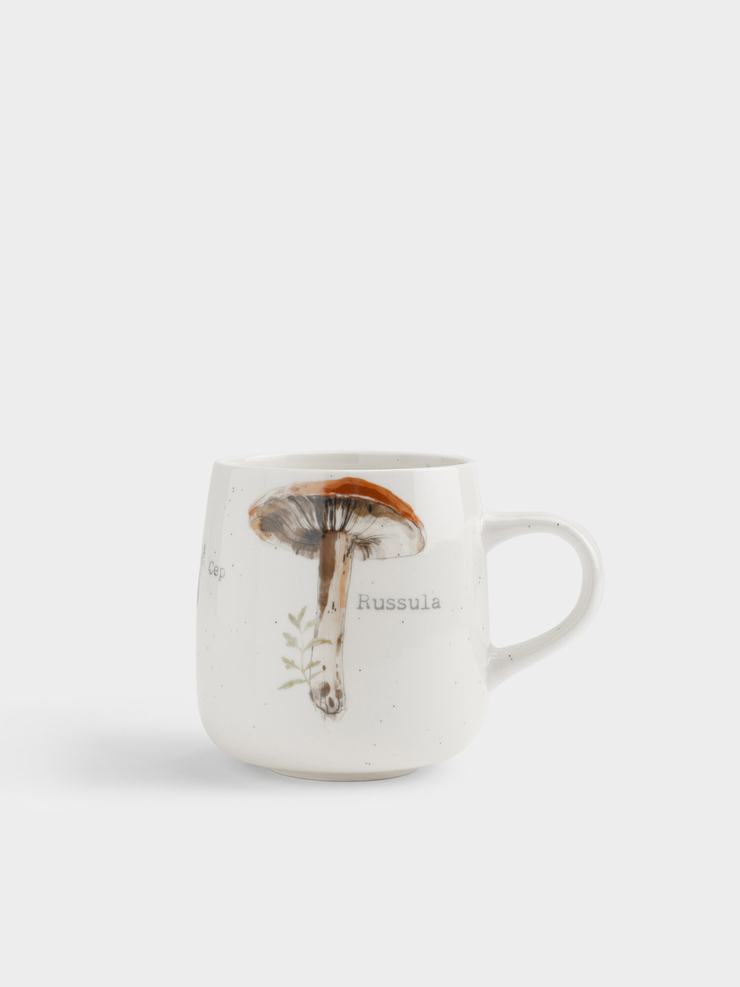 Кружка, 500 мл, фарфор N, молочная, Грибы, Autumn gifts, Kuchenland