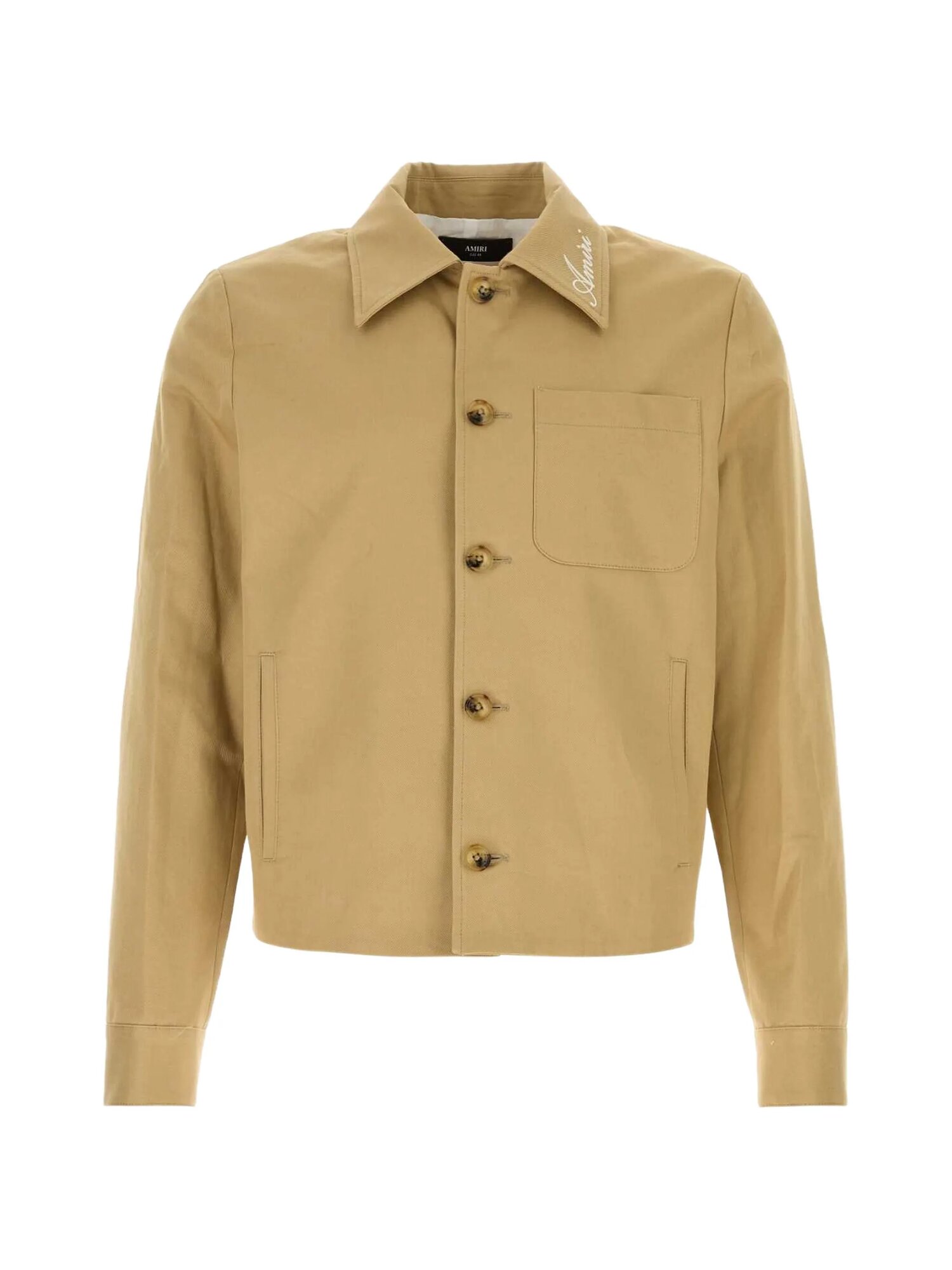 Куртка Logo-embroidered shirt jacket