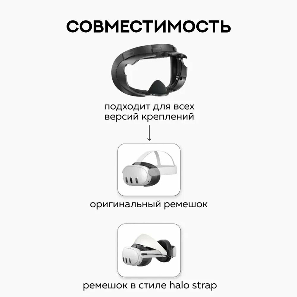 Маска GEEKVR для Oculus Quest 3 — фото 1