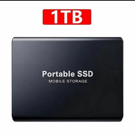 1 ТБ Внешний жесткий диск SHL-R320 M.2 SSD (SHL-R320), Металл, Пластик, черный
