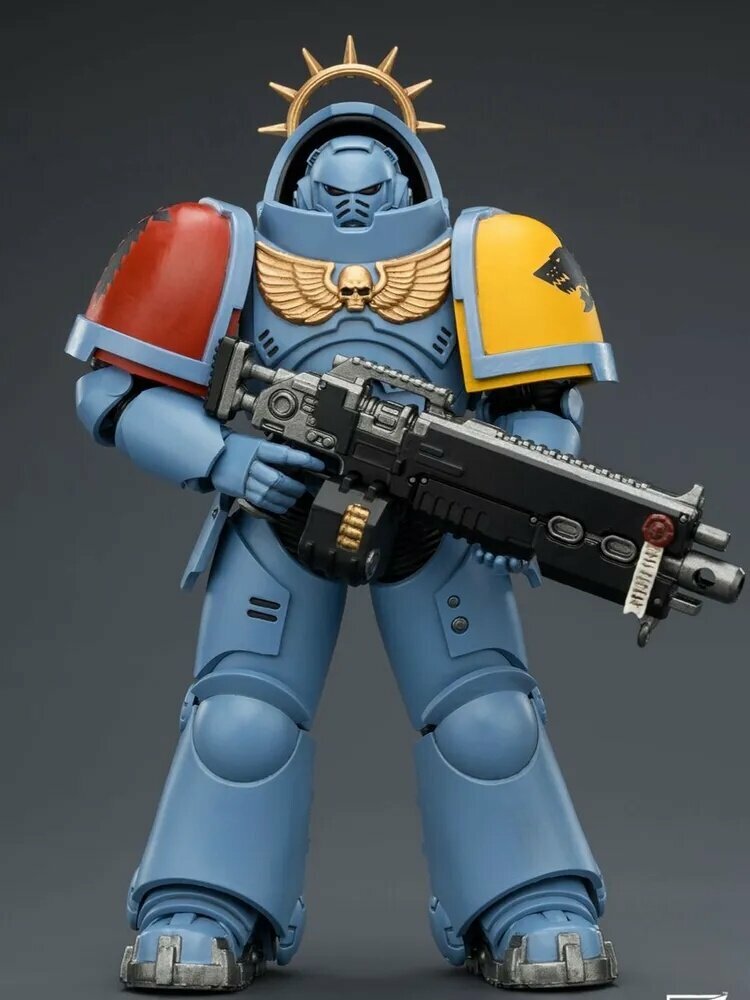 Подвижная фигурка JOYTOY Warhammer 40,000 1/18 Action Figures Game Edition Space Wolves Heavy Intercessor Model