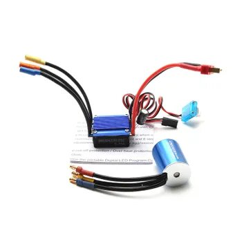 2435 3300KV Бесколлекторный двигатель и 25A ESC Замена для HSP Wltoys 1/16 1/18