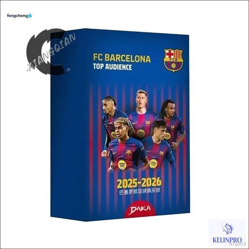 Футбольные карточки DAKA 25-26 (Барселона, Futbol Club Barcelona), коллекционные, TOP AUDIENCE