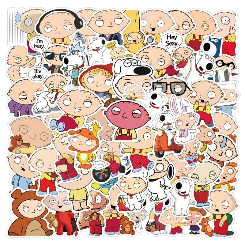 Набор наклеек Family Guy TAKARA TOMY