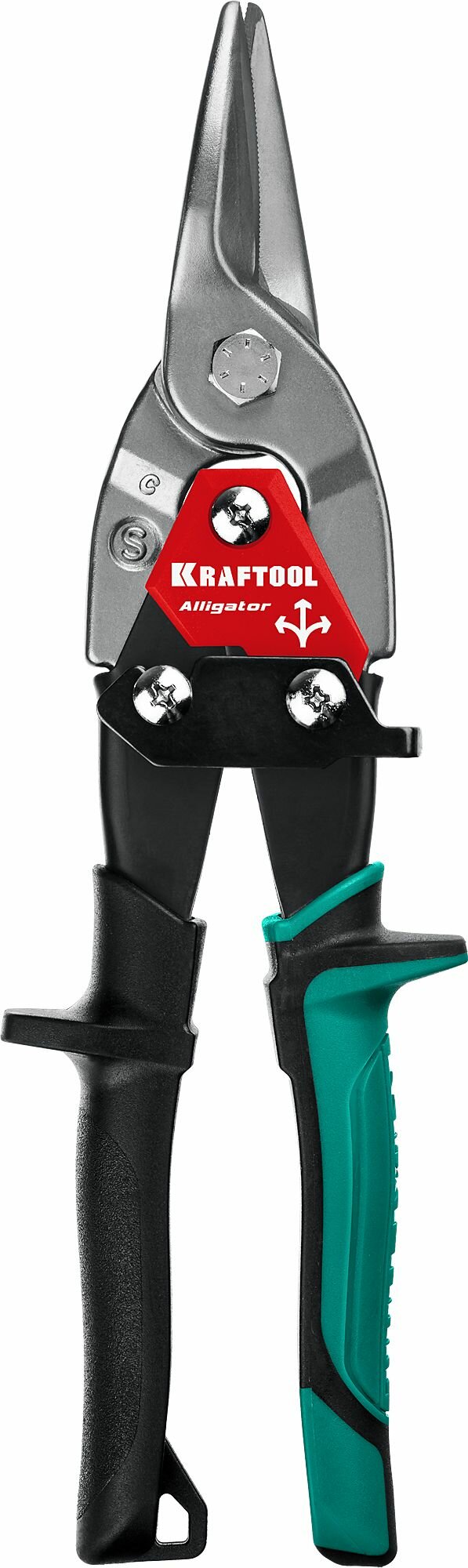 Прямые ножницы по металлу, KRAFTOOL Alligator 2328-S