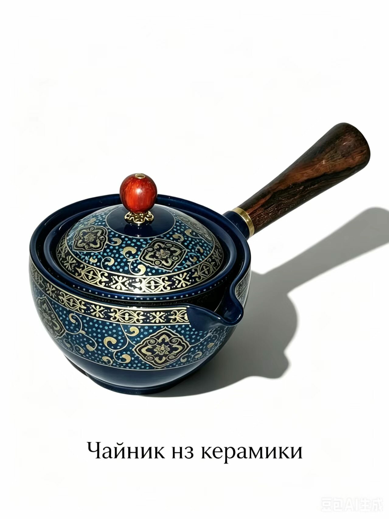 Чайник для заваривания кунг-фу, вращающаяся ручка, из керамики, с ручкой, 180 мл