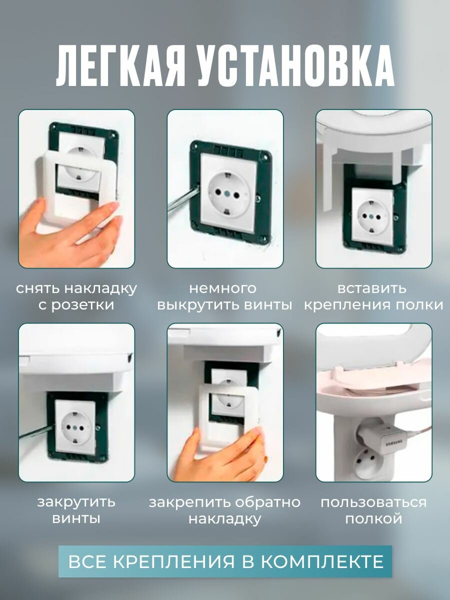 Полка для роутера на стену — фото 1
