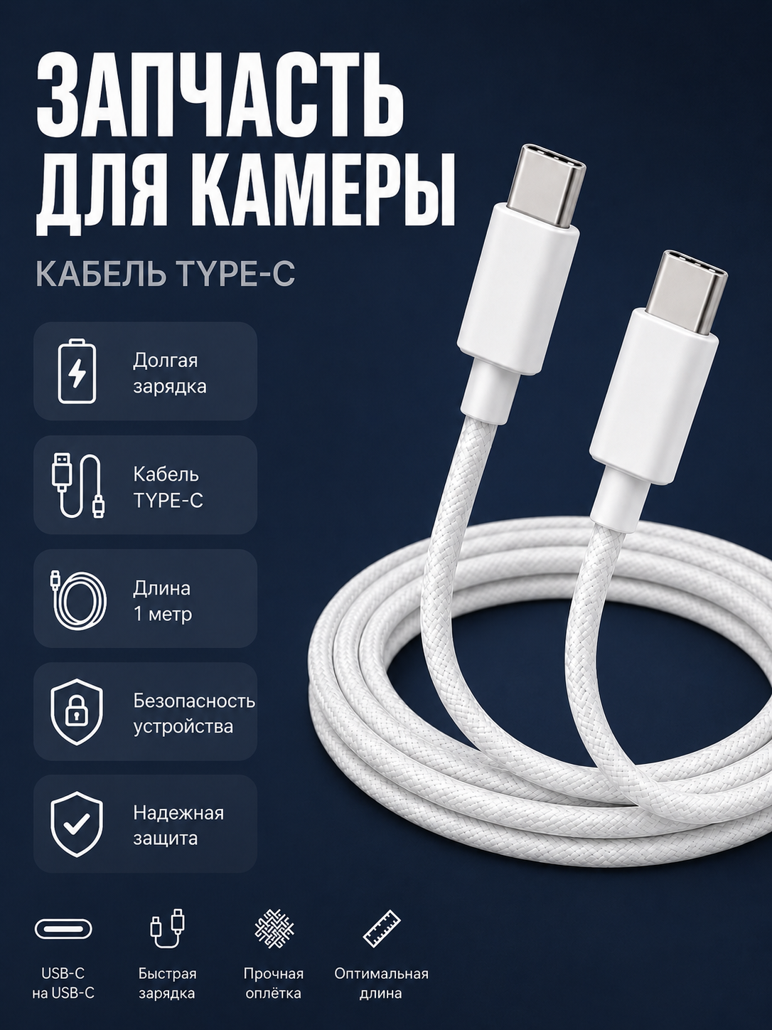 Запчасть для умной камеры видеонаблюдения Wi-Fi для дома видеоняня мини / FoxHome