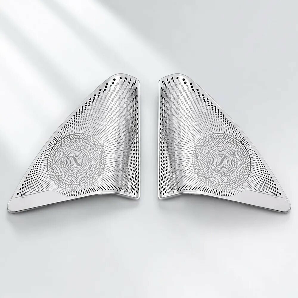 Обшивка автомобильная арт. Накладки Burmester на Mercedes Декоративная крышка 2шт Матовая