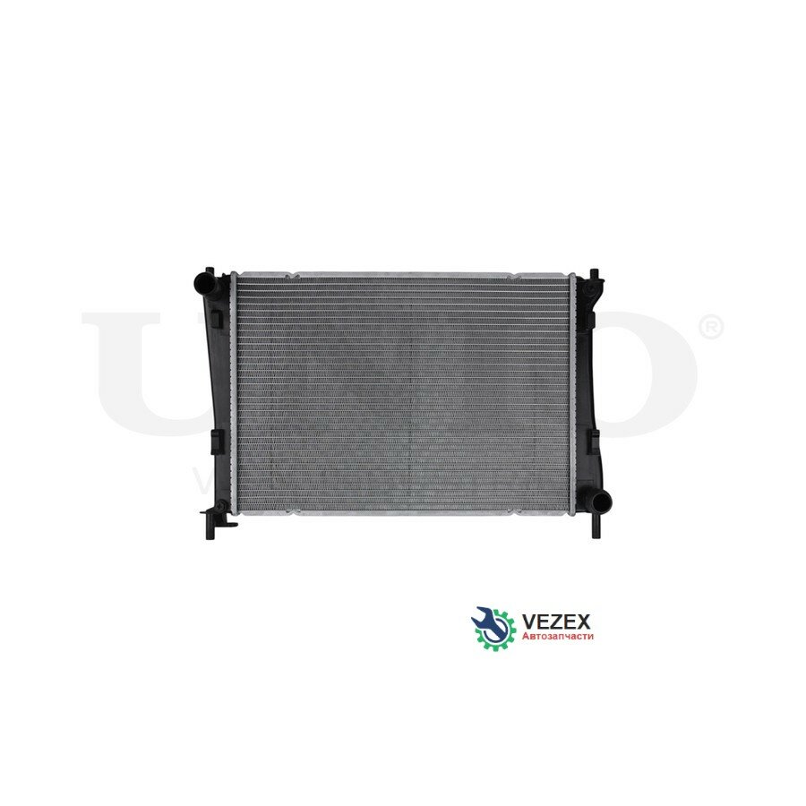 UNIO RAD-10081 Радиатор охлаждения двигателя Ford Fiesta V 01-, Fusion 02-, Mazda 2 03-