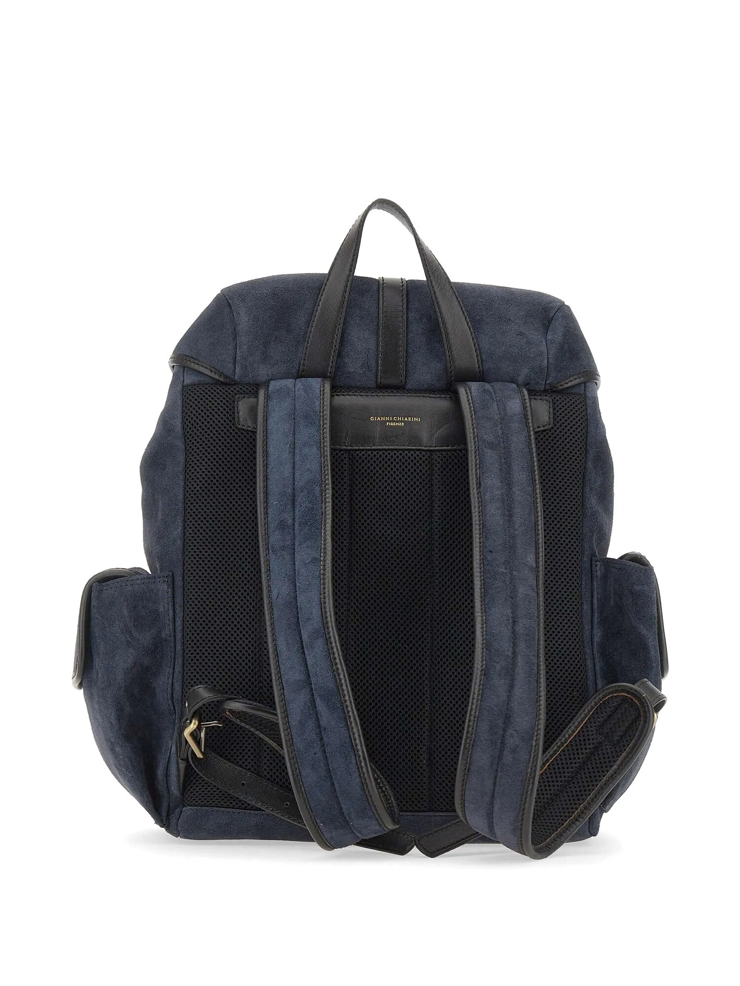 Сумка GIANNI CHIARINI Berlino suede backpack, blue — фото 1