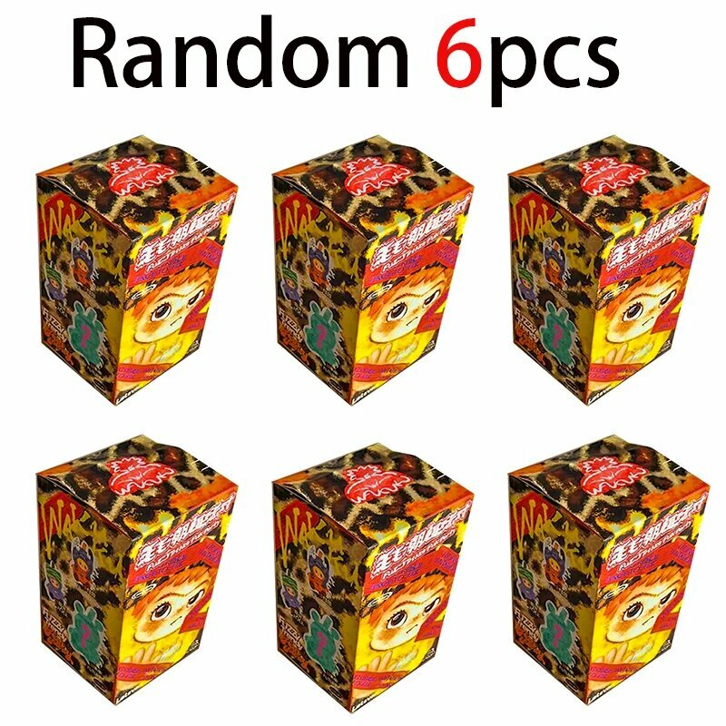 Wakuku Fuzzy Trendy Fun Party слепая коробка Random 6pcsSmall box