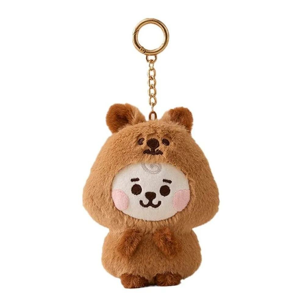 BT21 BTS Baby animal series plush toy keychain hang accessory, Animal, PP cotton, Ultra-soft short plush, Height 10cm