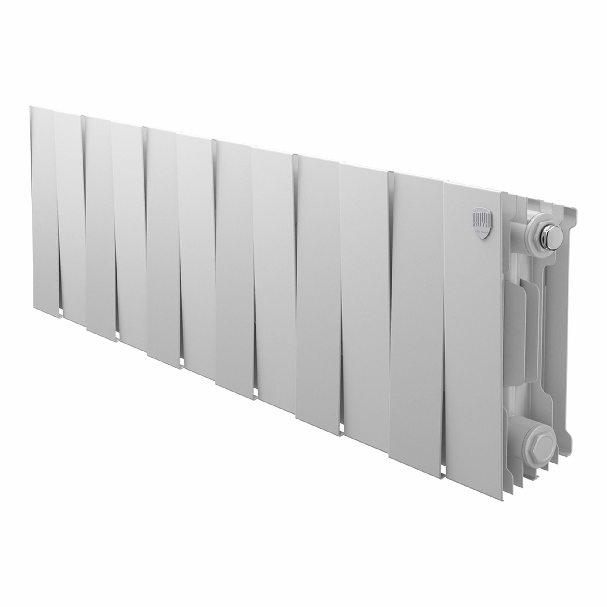 Радиатор отопления биметаллический Royal Thermo PianoForte 200 Белый - 12 секц, боковое подключение