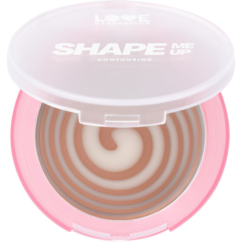 Контуринг для лица Love Generation Shape Me Up, кремовый, двухфазная текстура, тон: 01 нейтрально-коричневый, 2.7г
