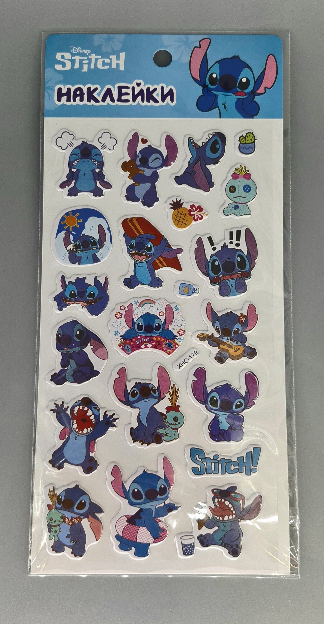 Стикеры - наклейки объемные стич Stitch для коллекционеров и фанатов (Вид 2), 2026 г