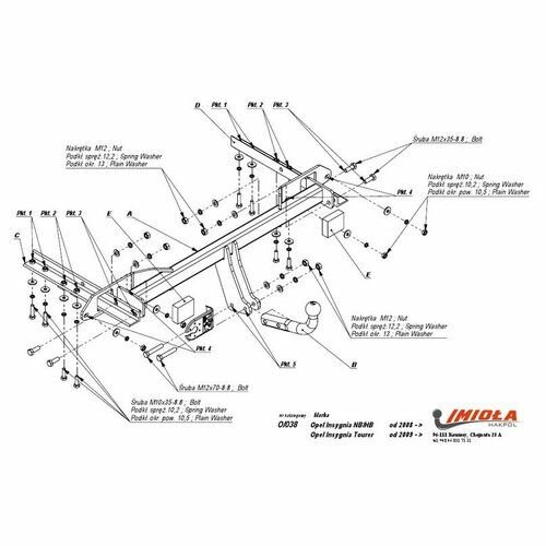Фаркоп nissan (juke ii (f16) ) IMIOLA O038