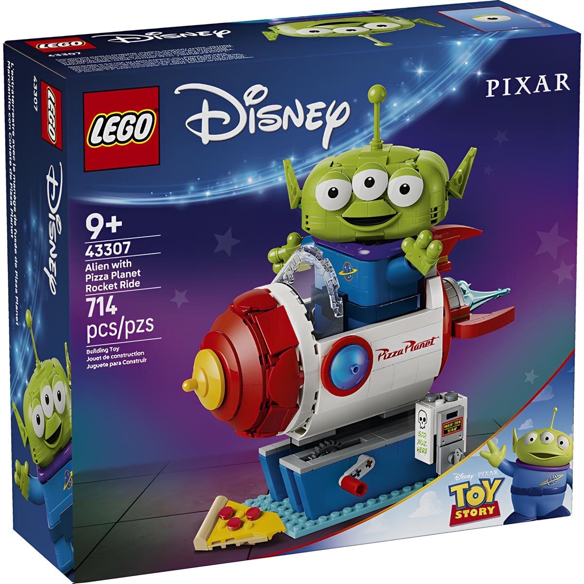 Конструктор LEGO Disney 43307 История игрушек: Пришелец и Аттракцион «Pizza Planet»