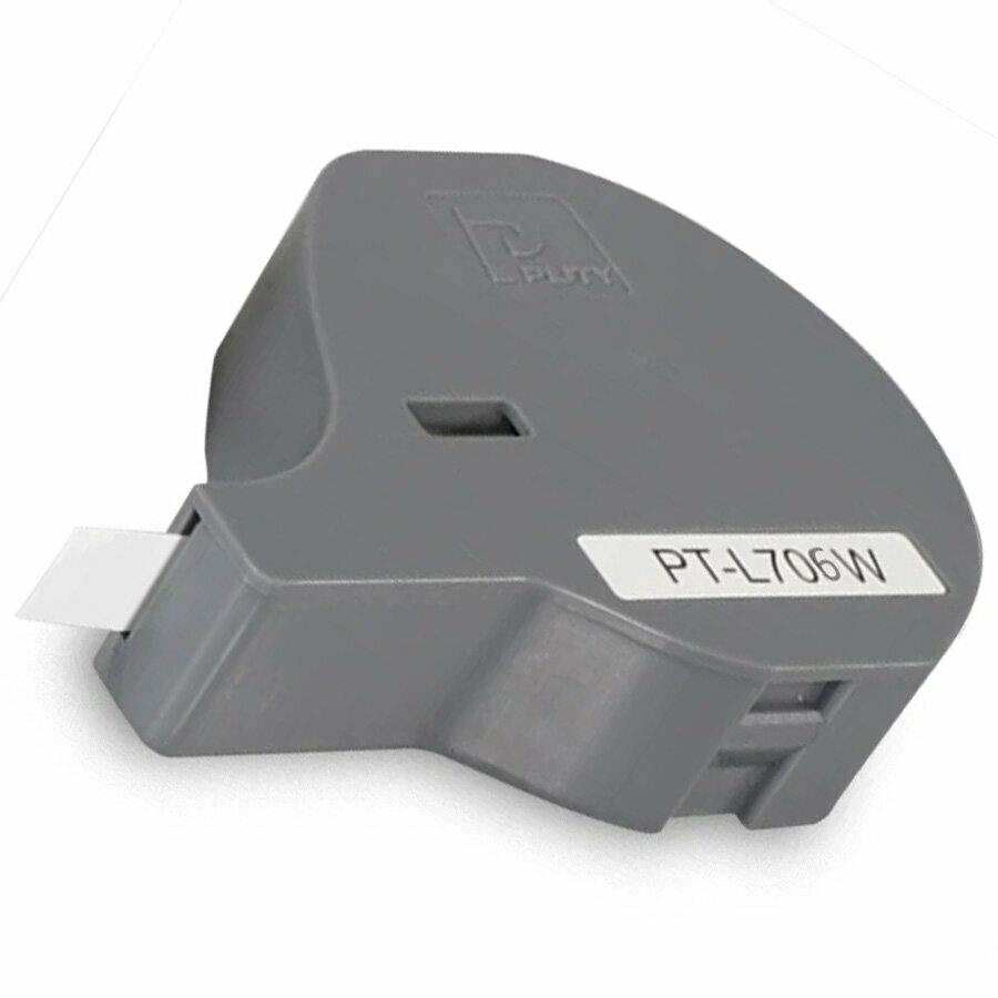 Лента Vell-L706W для Puty P700, 6 мм * 8 м, белый {PT-L706W} 1 шт