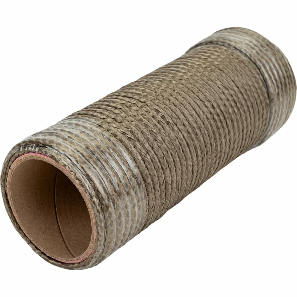 Базальтовый шнур BASFIBER диаметр 6 мм, длина 25 м, огнеупорный, 700C, уплотнительный Шнур 6-25 — фото 1
