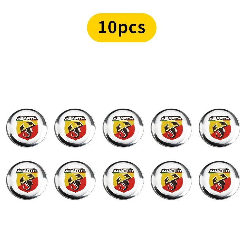 10шт. Наклейка-эмблема Abarth для Fiat
