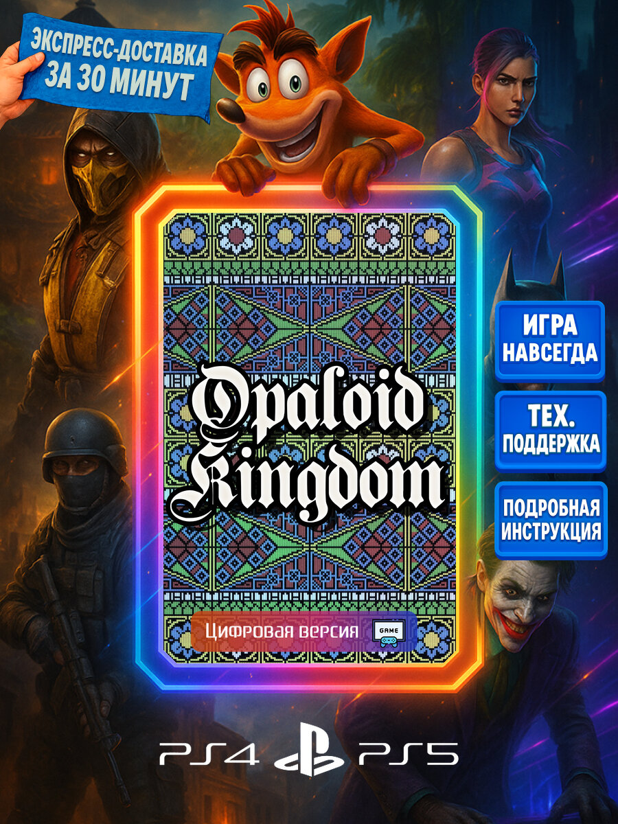 Opaloid Kingdom PS4/PS5 | Моментальная доставка | Английский язык | Боевики