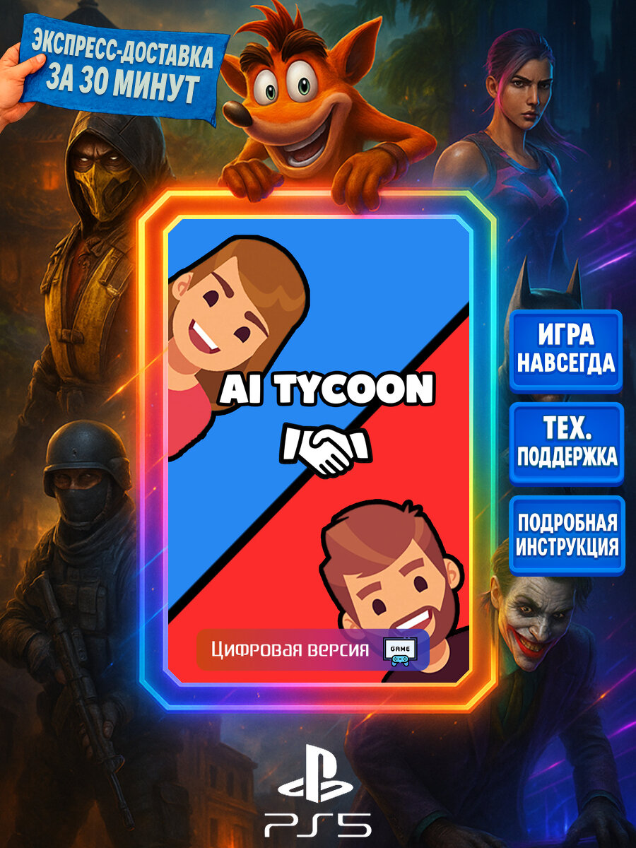 Ai Tycoon PS5 | Моментальная доставка | Английский язык | Имитация