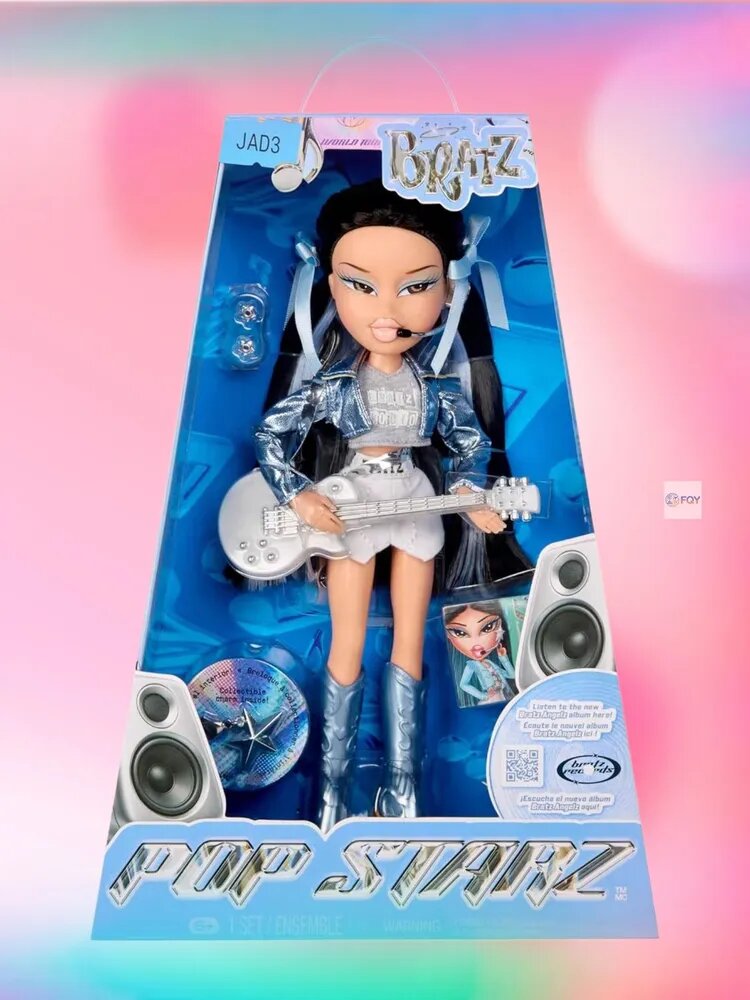 Bratz Pop Starz Jade , 2026 Новая модная кукла, детская игрушка-подарок