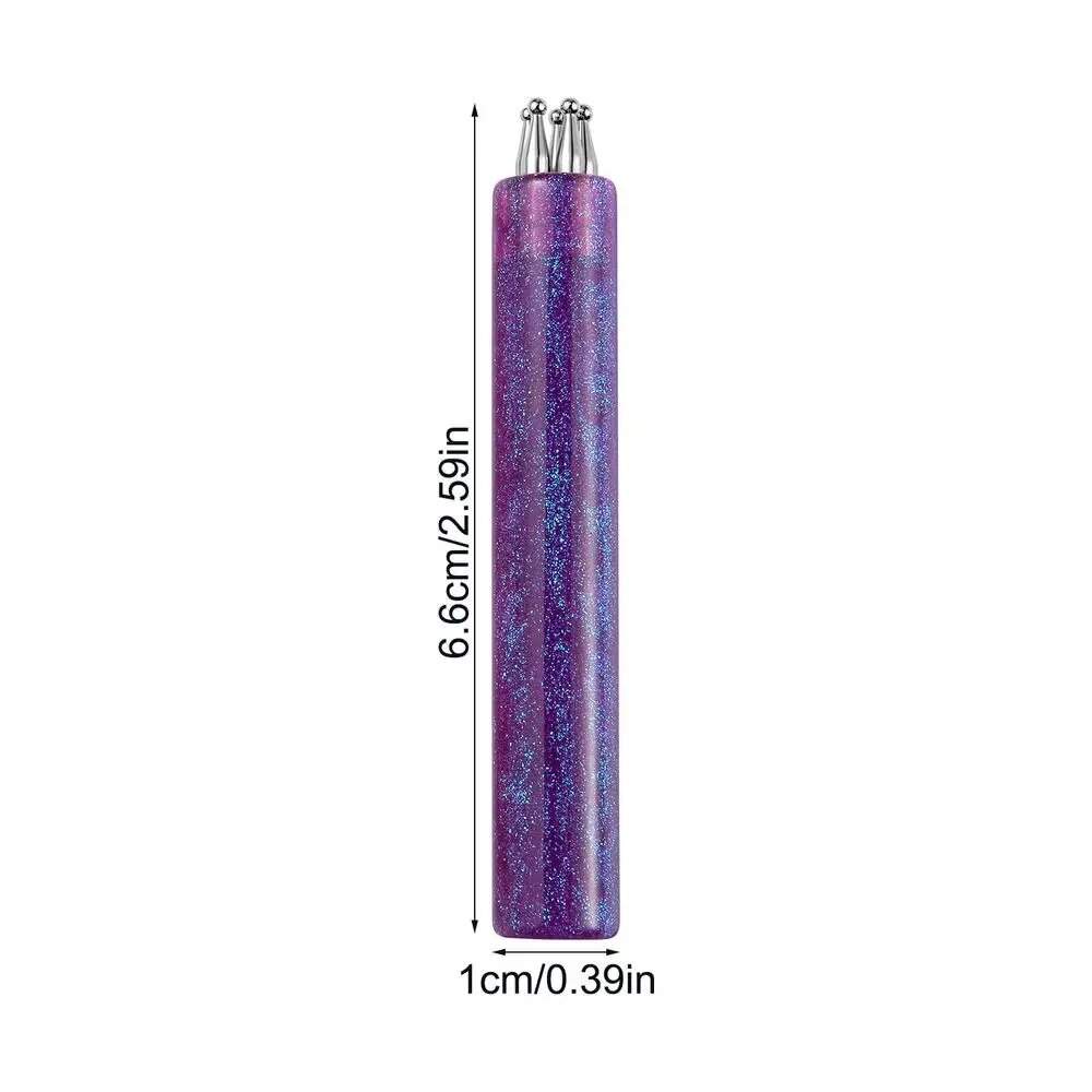 Дотс для маникюра цветок 5 лепестков Purple