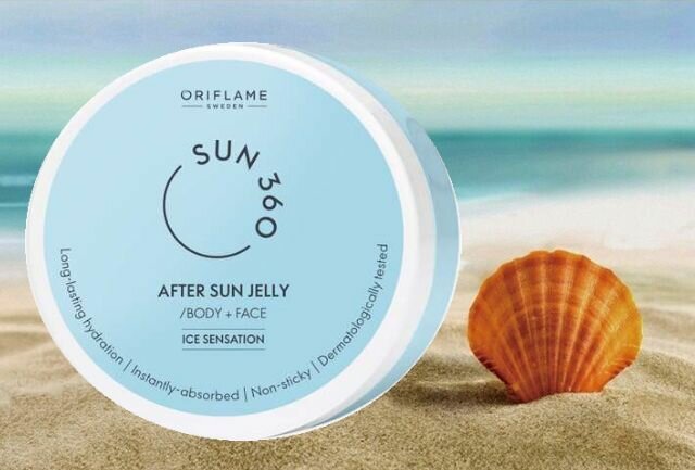 Желе для лица и тела после загара Sun 360