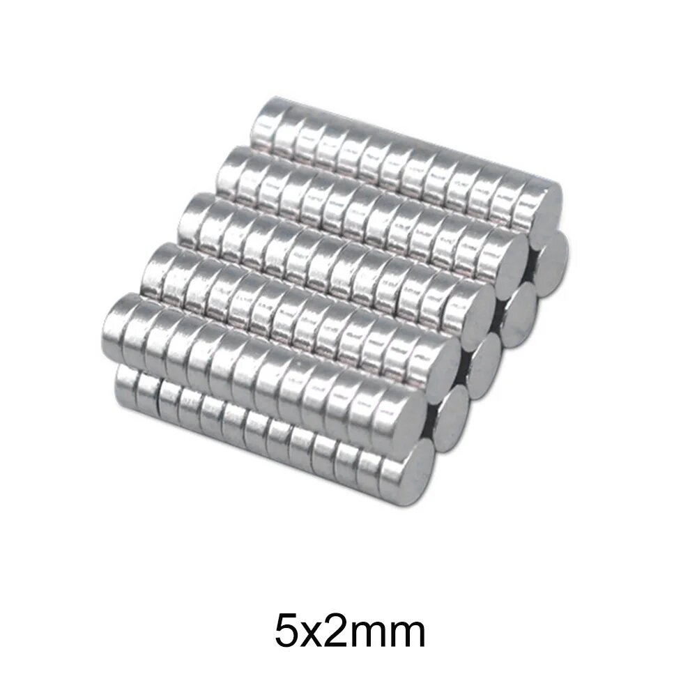 Дисковые магниты 5x2 мм, 20 шт.