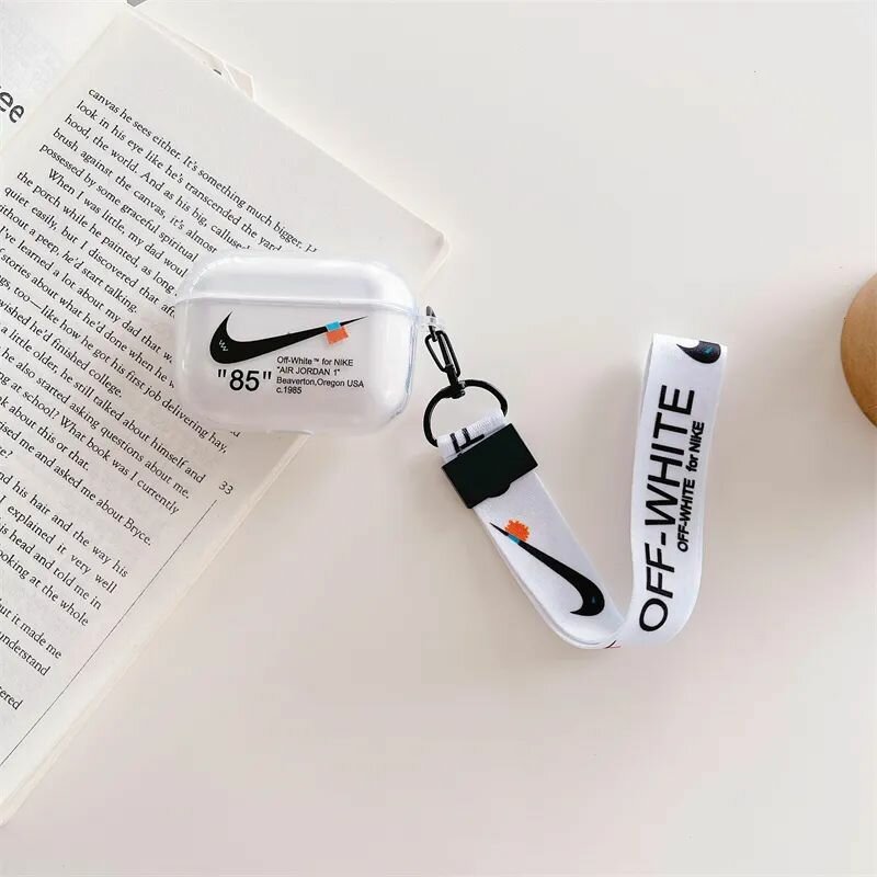 Защитный чехол для серии AirPods с ремешком, в подарок инструменты для чистки наушников