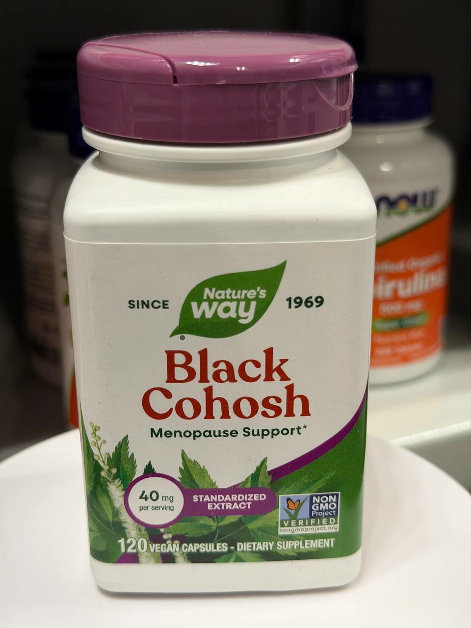 Nature's Way Black Cohosh - Воронец кистевидный для женского здоровья 120 капсул