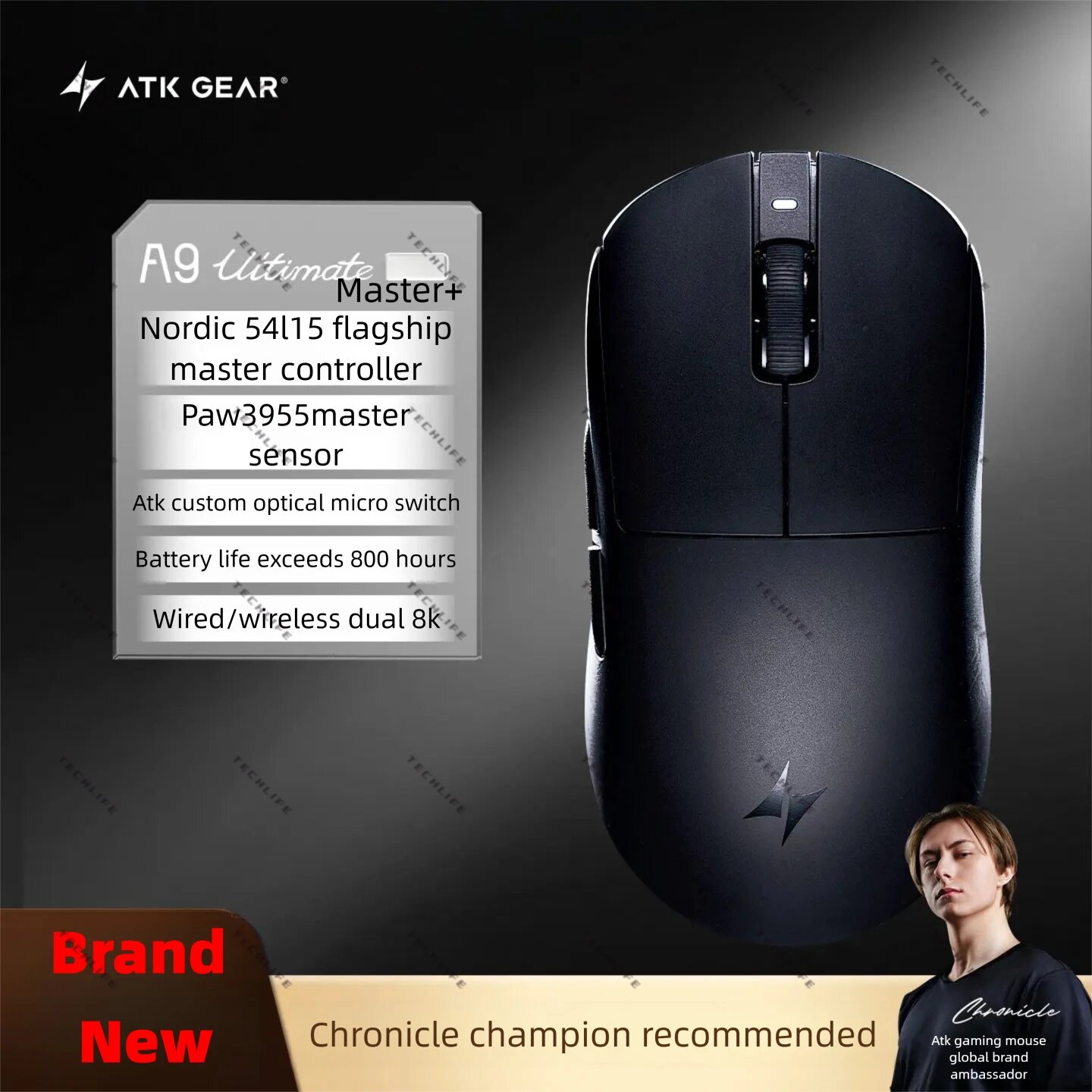 BITCED ATK A9 Air Ultimate беспроводная мышь