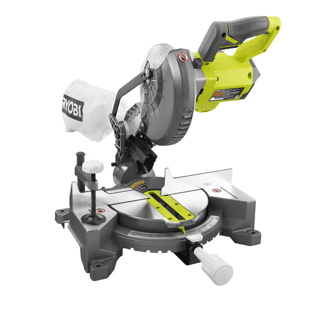 Пила торцовая аккумуляторная Ryobi EMS190DC-0