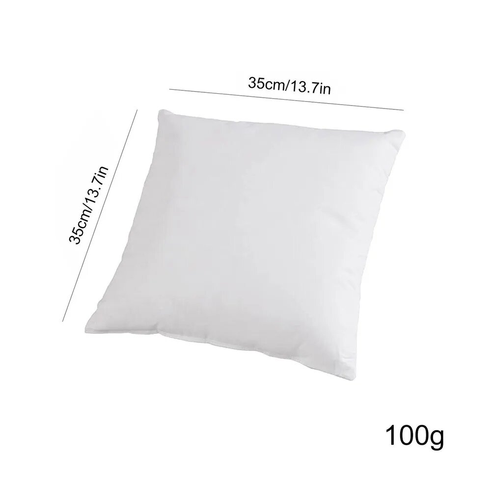 Подушка подушка 35x35 см, Мягкая жесткость, Вата