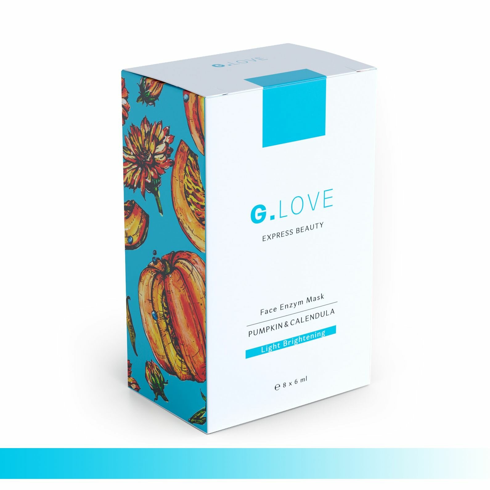 G.Love PUMPKIN & CALENDULA / Маска для лица с энзимами тыквы Выравнивание тона кожи& Восстановление Для жирной кожи