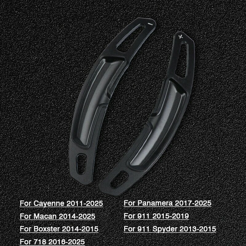 Для Porsche Cayenne 2011-2025 Macan 2014-2025 Panamera 2017-2025 911 15-19 алюминиевый Black, Черный
