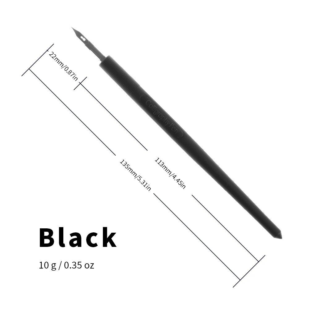 Ручка для рисования SeamiArt Black, 135 мм