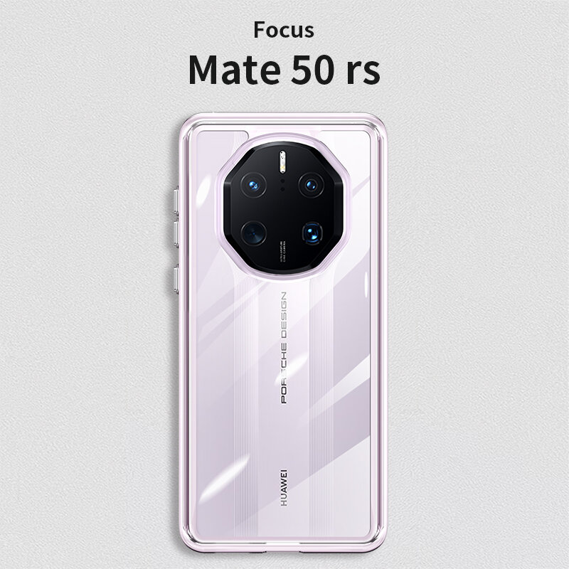 Прозрачная краевая защитная оболочка для Huawei Mate 40 RS Porsche Design - Тонкая, Ударопрочная, Полная защита