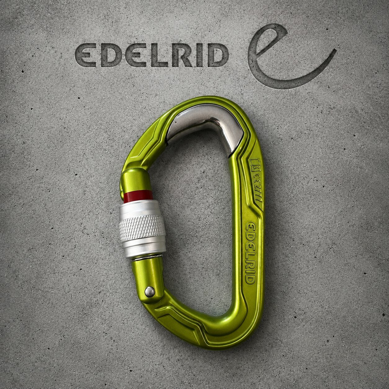 Карабин дюралевый с стальной вставкой Edelrid Bulletproof Screw st 27 kN